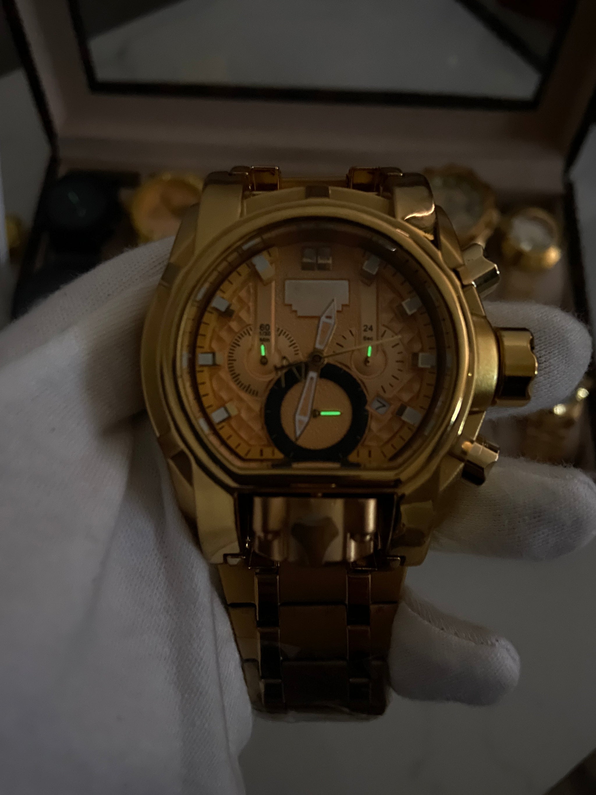 Gold D Swiss Watch (HEAVY QUALITY)) – Watch Farm