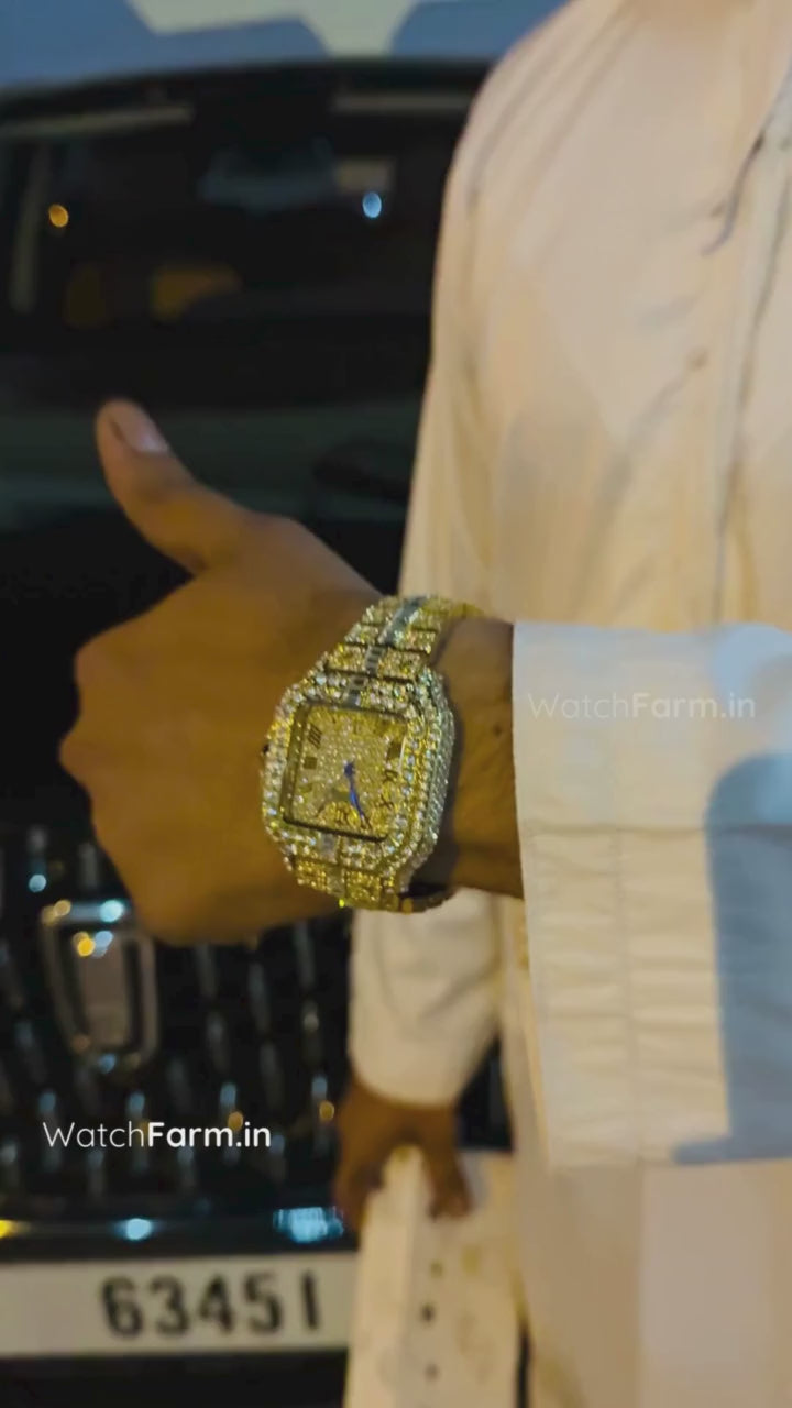 Watch Farm Hand Crafted Ultra Luxury Diamond Watch DUBAI IMPORTED