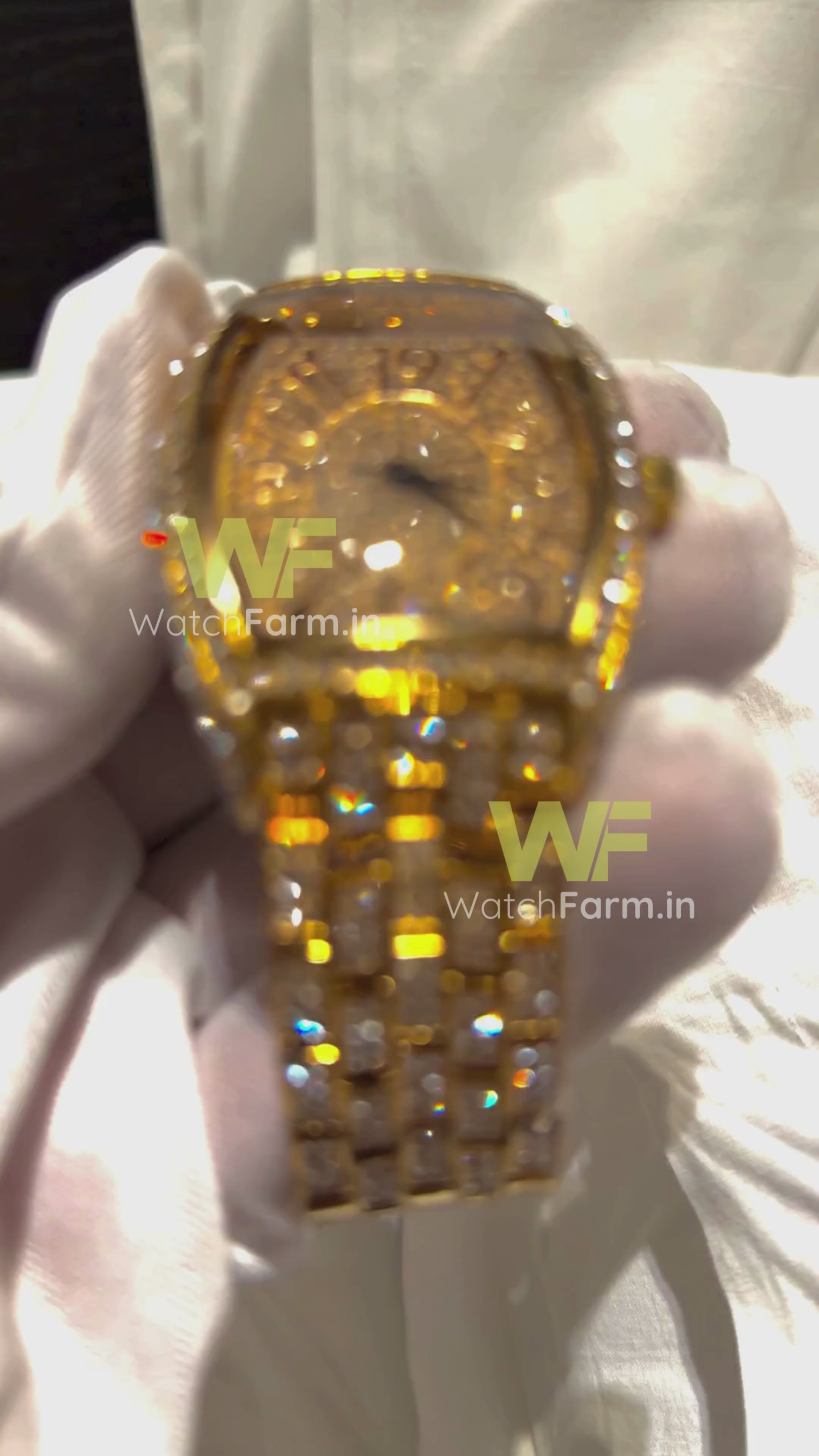 Watch Farm Ultra Luxury Diamond Watch(Dubai Imported)